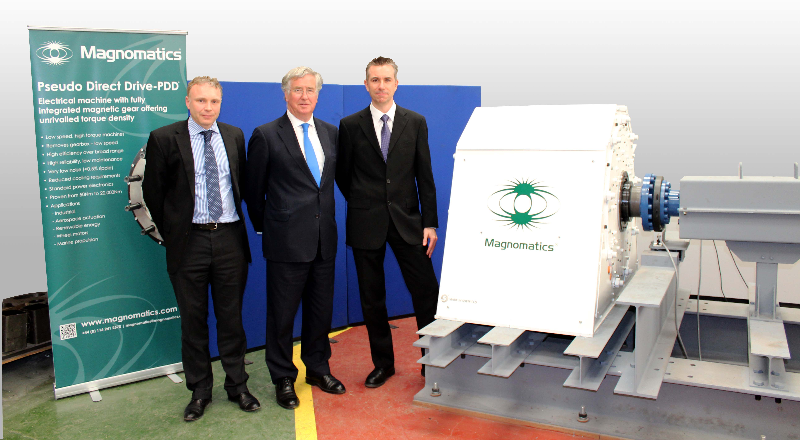 Business minister visits company benefitting from government support ...