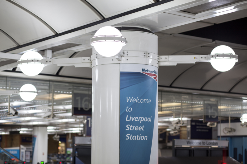 Passengers and staff welcome new LED lighting at Britain’s third ...
