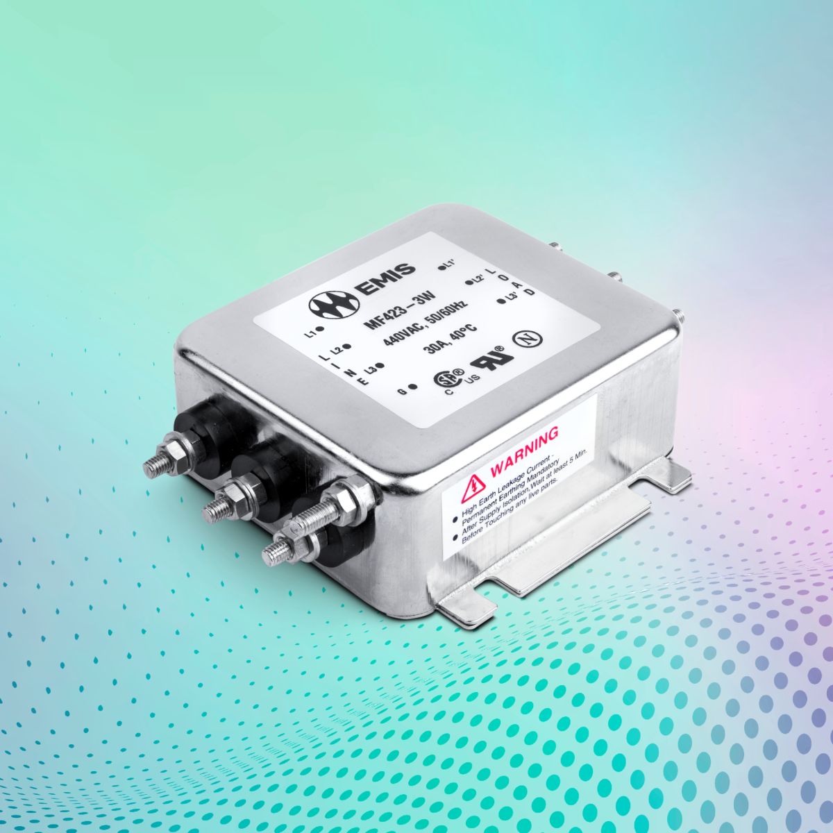 Three Phase Single Stage EMI Filters from EMIS have many applications ...