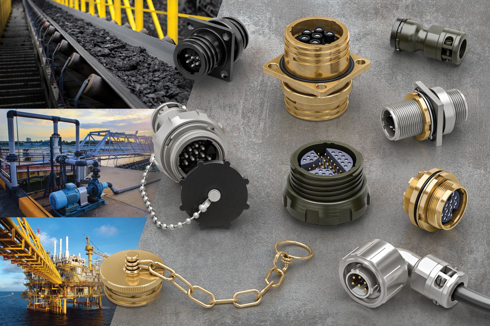 Weald LMF and LMG connectors from Lane Electronics Threaded coupling ...