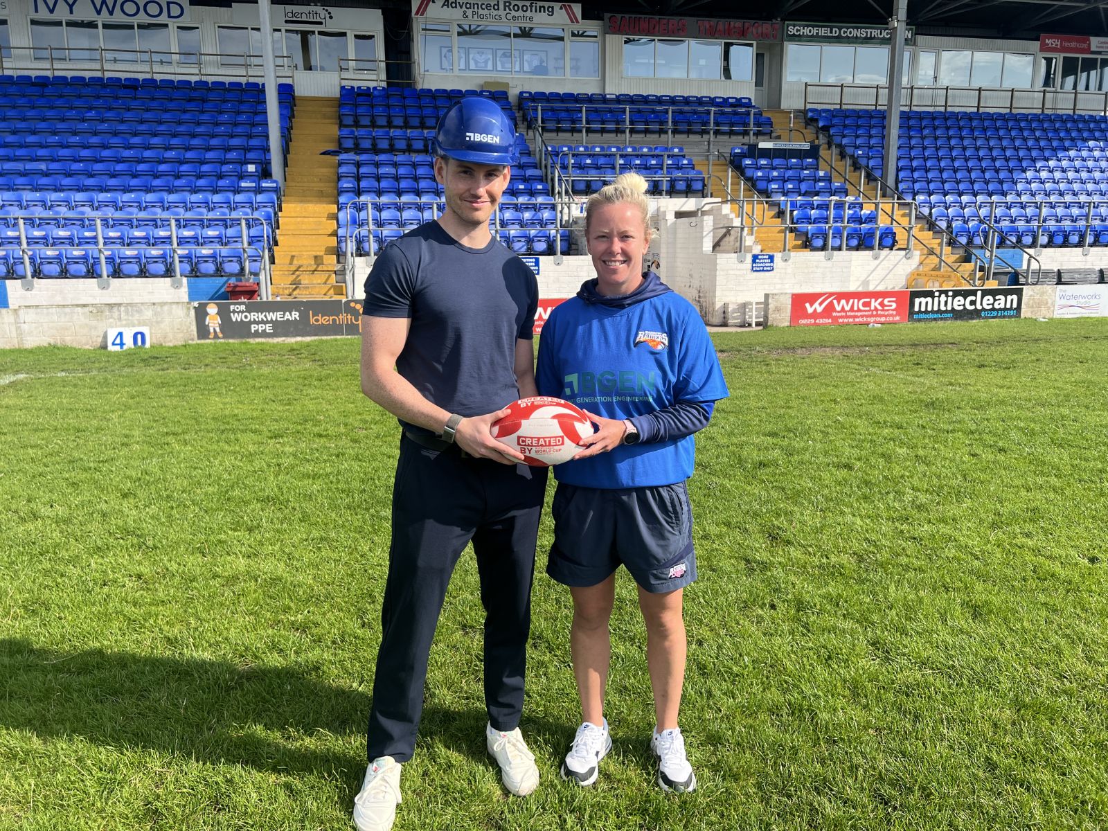 BGEN partners with Barrow Raiders to encourage the next generation of ...