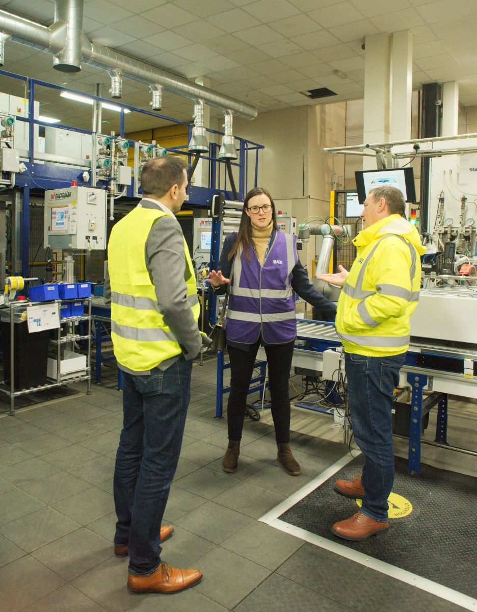 Maya Ellis MP Visits Baxi’s Preston Production Facility - Electrical ...