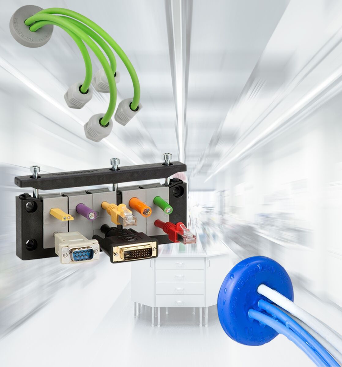 New icotek FDA-compliant cable entry plates available from Foremost ...